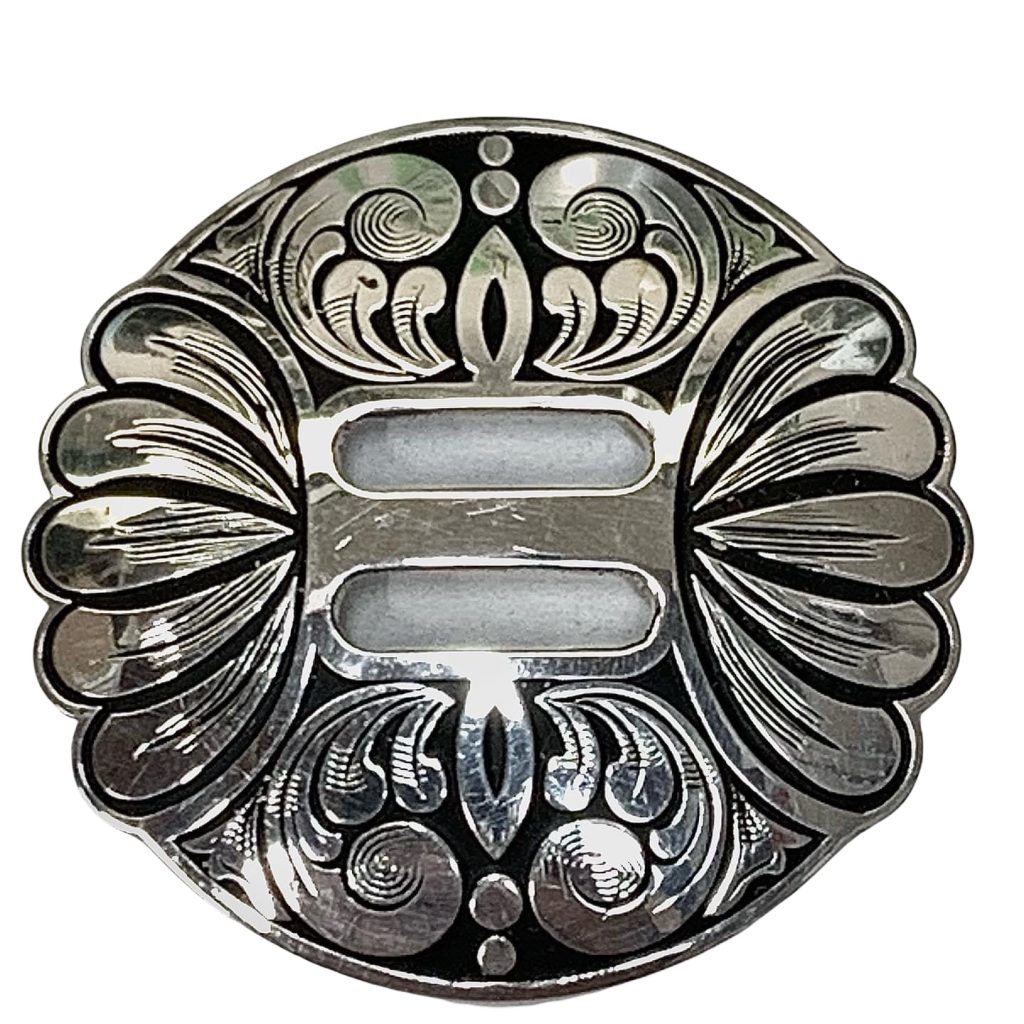 Garcia Slotted Silver Conchos – J.M. Capriola