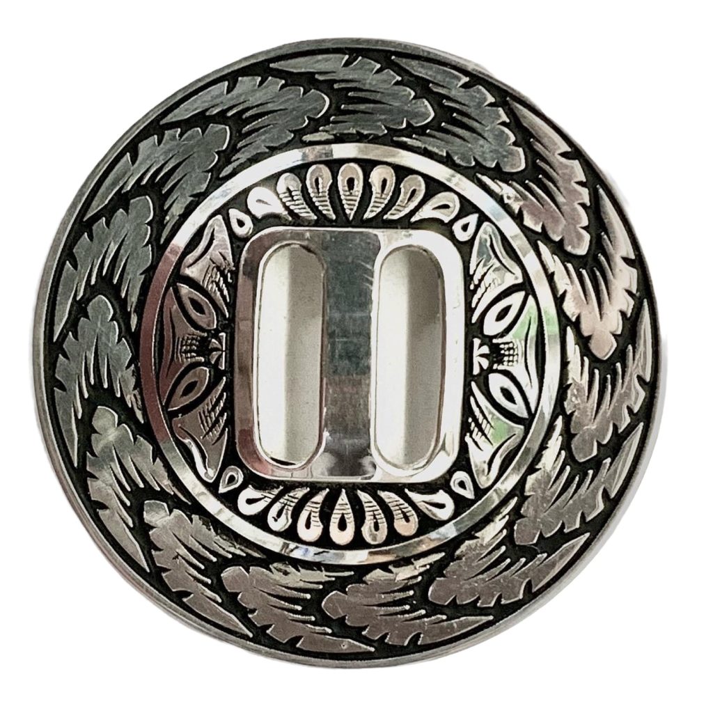 Garcia Slotted Silver Conchos – J.M. Capriola